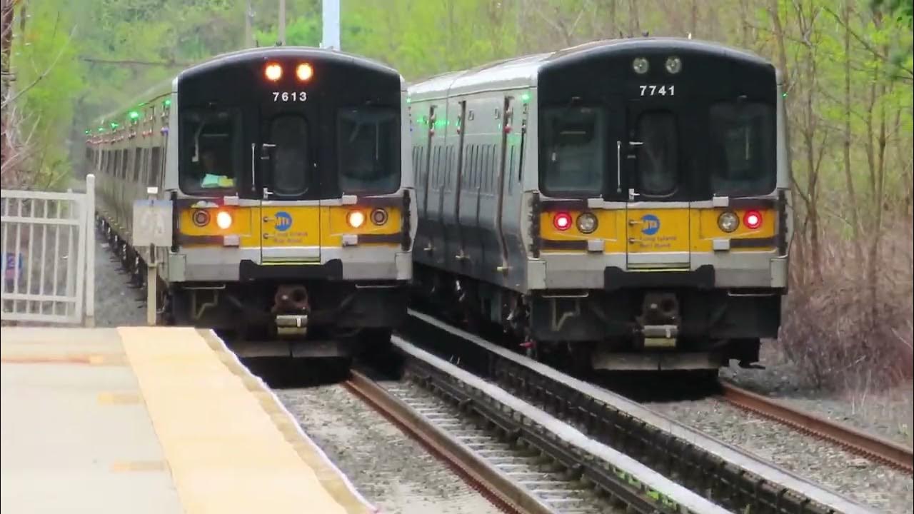 LIRR: Trains along the Port Washington Branch 4/25/23. - YouTube