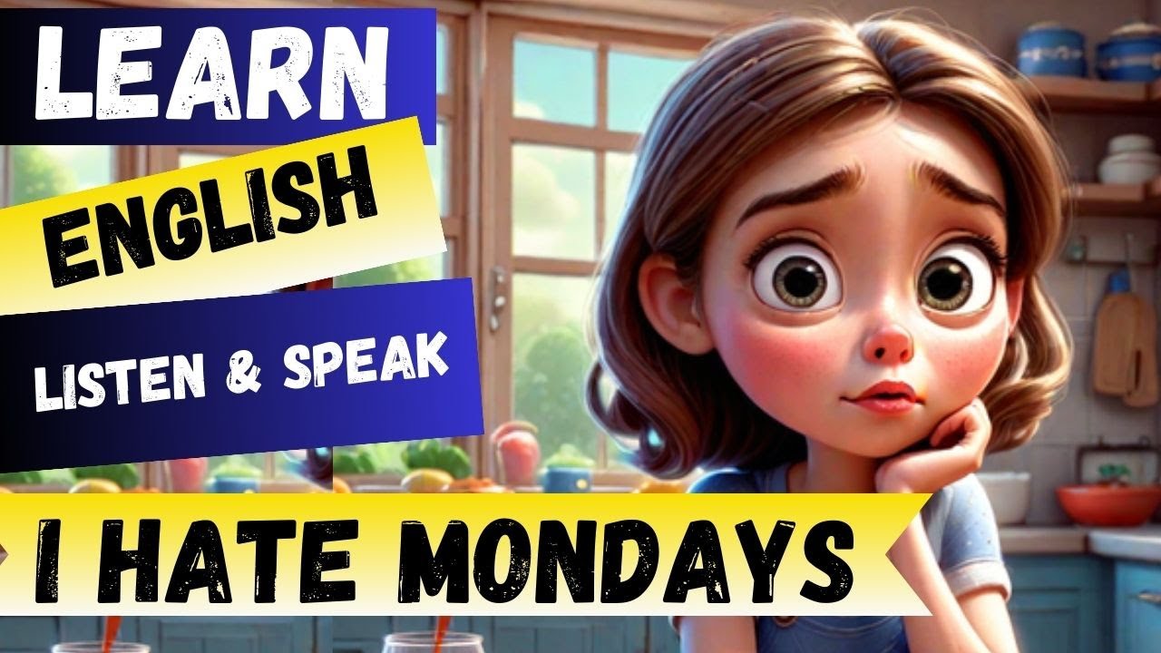 Learn English through story( I Hate Mondays )Listen & Speak _ Learn ...