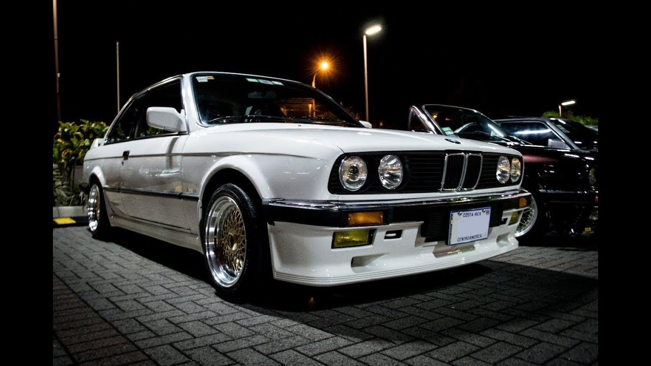 BMW 316 E30 M10 dual Weber Engine night drive - YouTube