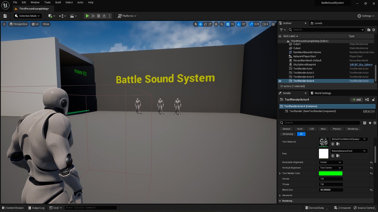 UPDATE BATTLE SOUND SYSTEM V2 UE5 - YouTube