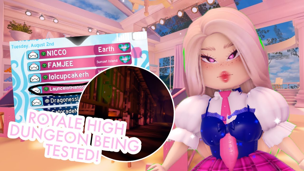 ROYALE HIGH DEVELOPER TESTING THE DUNGEON IN THE NEW SCHOOL! ROBLOX ...