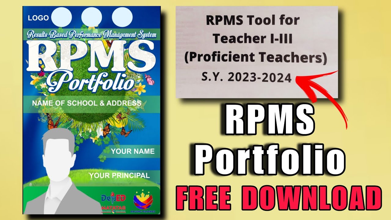 RPMS PORTFOLIO FOR SY 2023-2024 | Free Download, Editable - YouTube