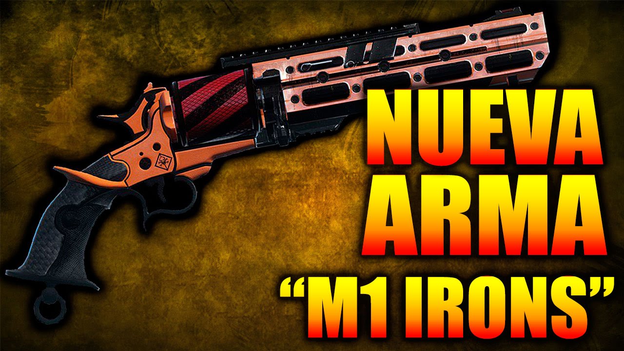 NUEVA ARMA GRATIS! REVOLVER M1 IRONS PARA COD:AW! - YouTube