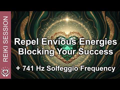 Reiki Success Shield • Repel Envious Gazes, Jealous Projection & Evil Eye • 741 Hz Healing Frequency