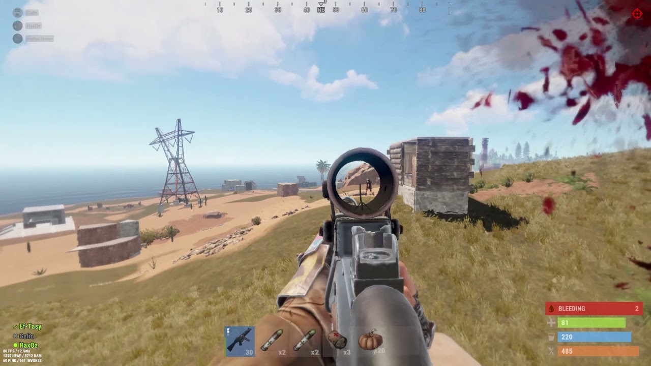 Rust epic pvp montage (raid defends) - YouTube