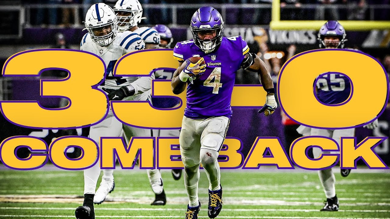 Greatest nfl comeback of all time and how the Vikings came back from a ...