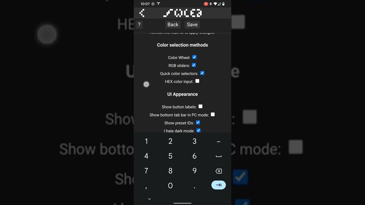 Changing the user interface in WLED - YouTube