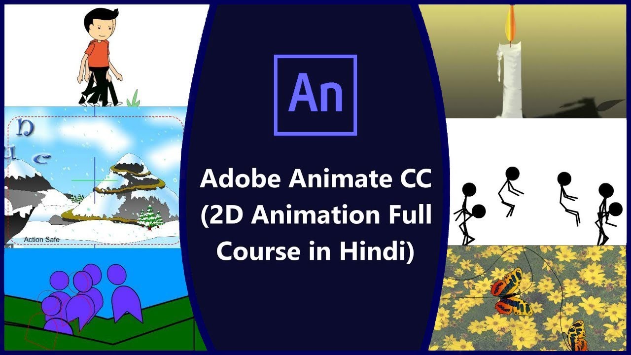Adobe Animate Cc Introduction Part 1 2d Animation Full Course In Hindi Youtube
