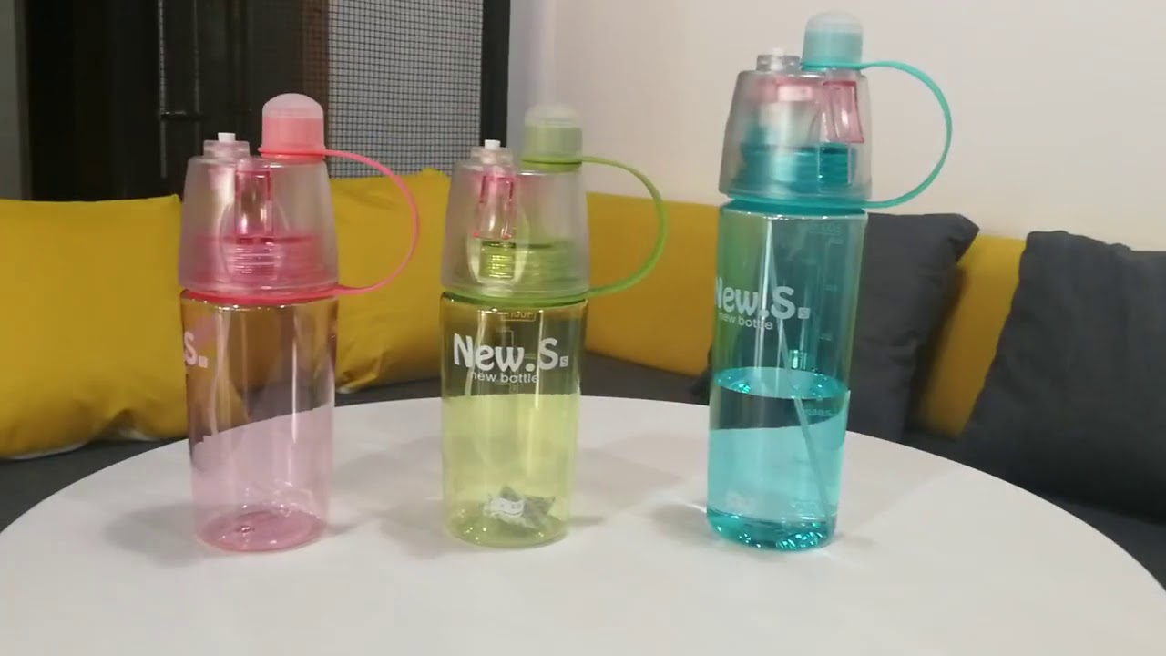 Mist Water Bottles Spray Kettle for Kids | Leak Proof Sports Bottle ...