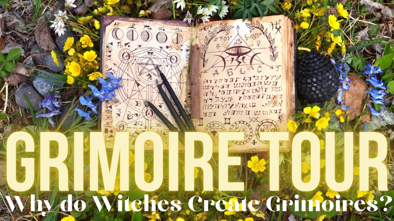 Witches Grimoire Flip Through | Why Do Witches Create Grimoires? | TheLifeofEm - YouTube