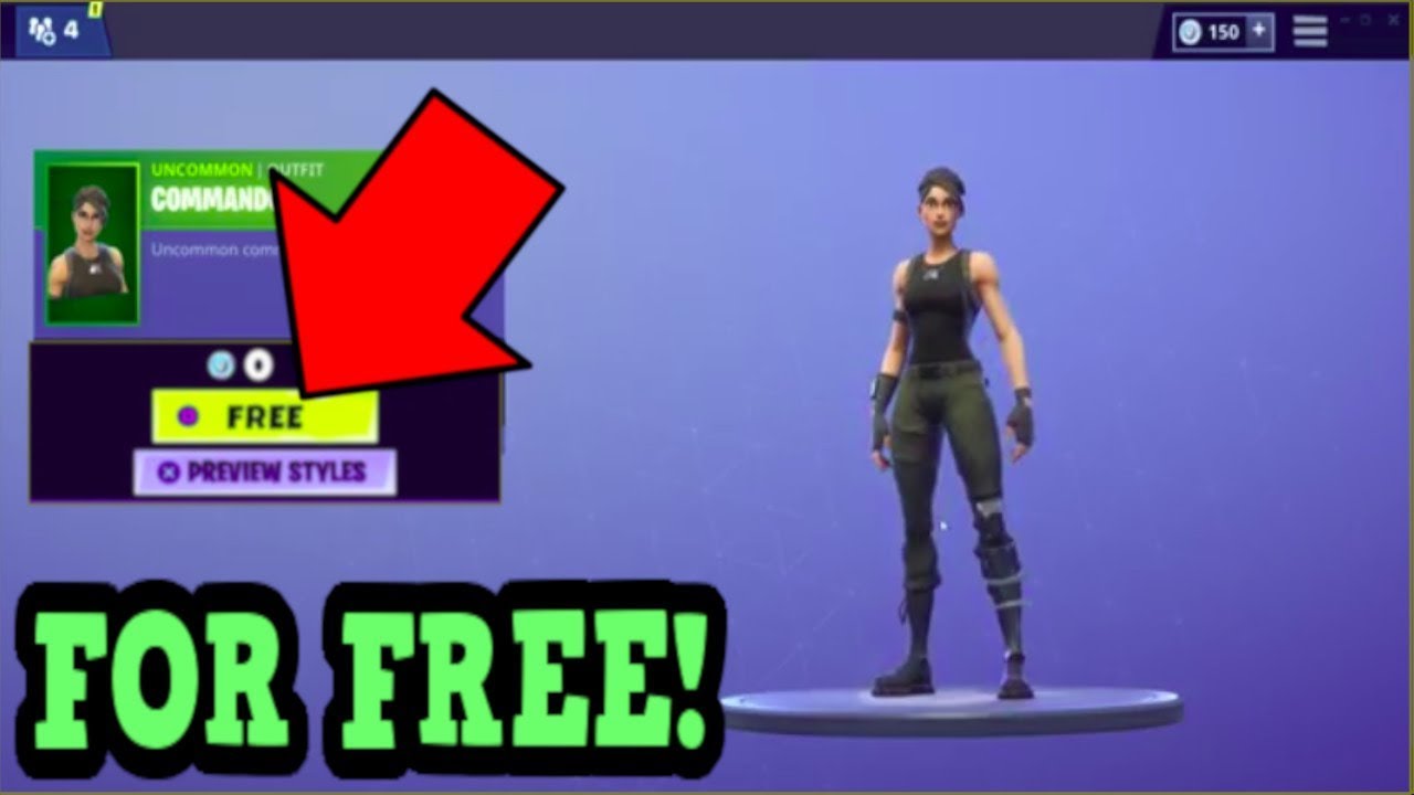 HOW TO GET COMMANDO SKIN FOR FREE! (Fortnite Old Skins) - YouTube