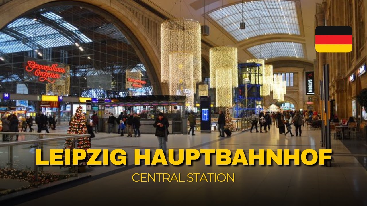 Leipzig Hauptbahnhof 🇩🇪 | 4K Walking Tour of One of Europe’s Grand ...