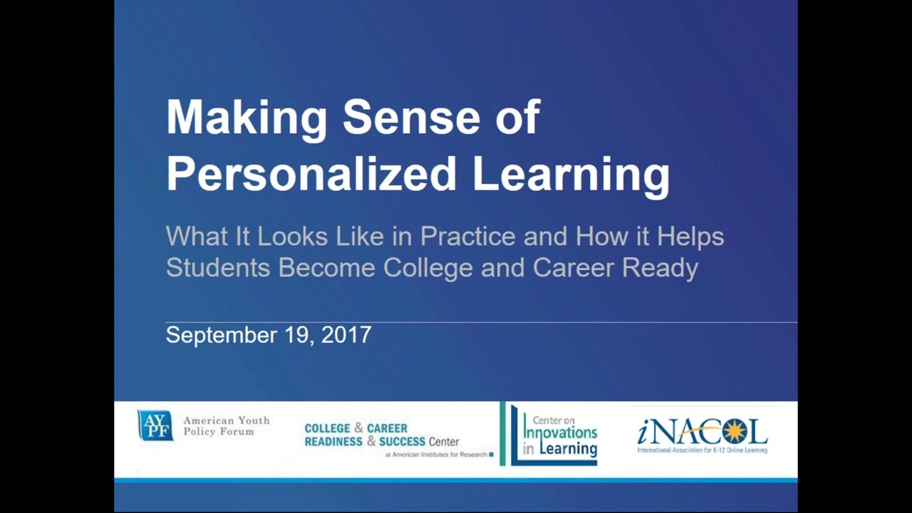 Making Sense of Personalized Learning - What It Looks Like and How it ...