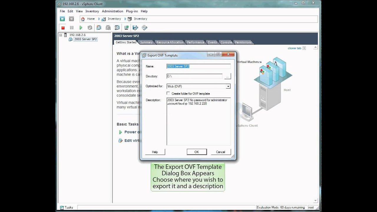 Export a VM from ESXi using vShere Client - YouTube