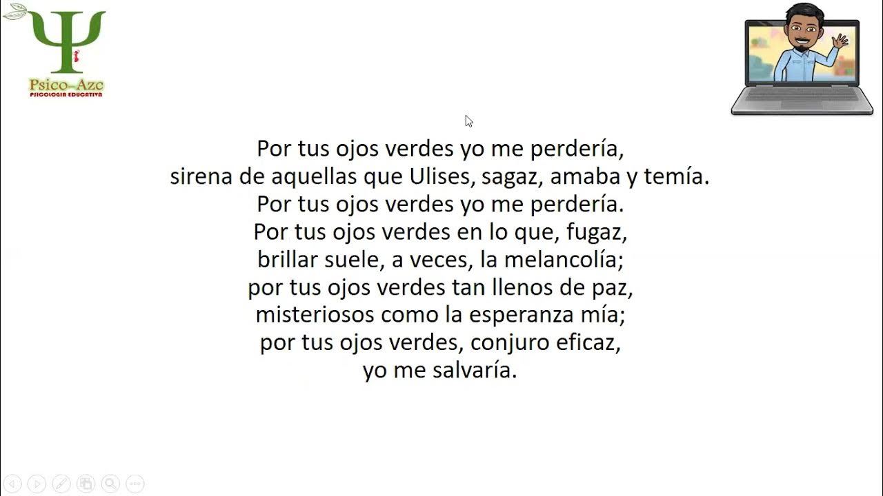 ¡Musicalidad y ritmo en los poemas! - YouTube