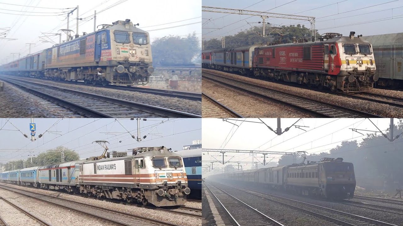 10 in 1 Trains on Delhi Agra Section, High speed, Indian Railways ...