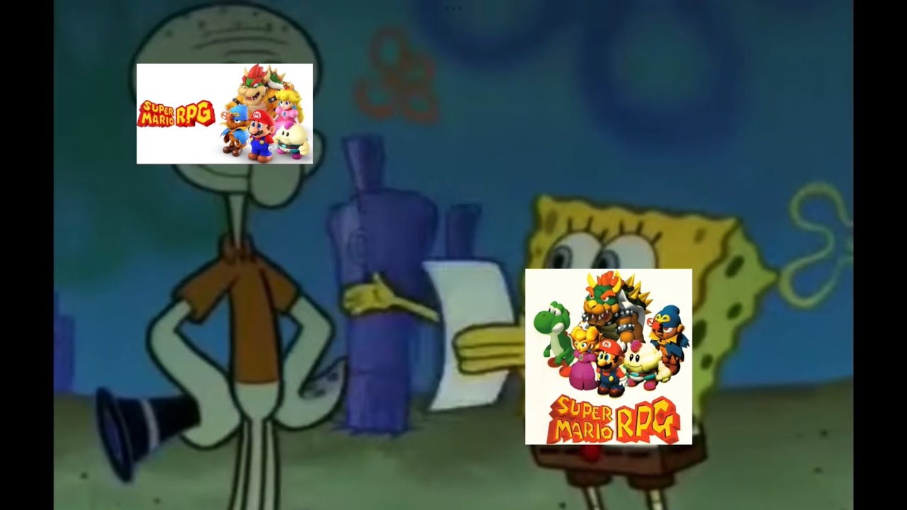 SpongeBob, wrong notes (Mario RPG) - YouTube