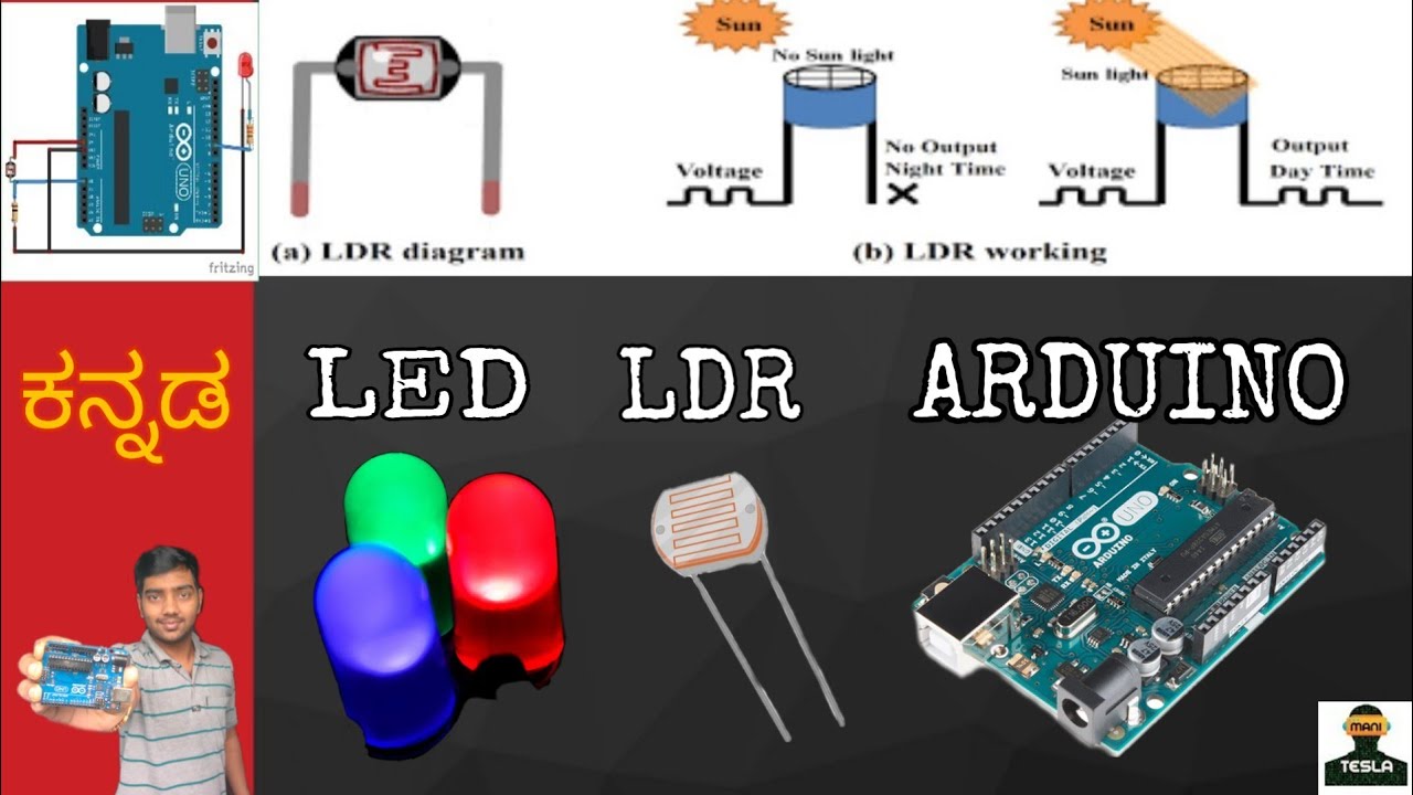#15 How to make dark sensor with LDR using Arduino|Led control with Ldr ...