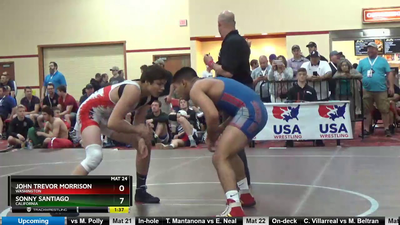 Junior 152 John Trevor Morrison Washington Vs Sonny Santiago California ...
