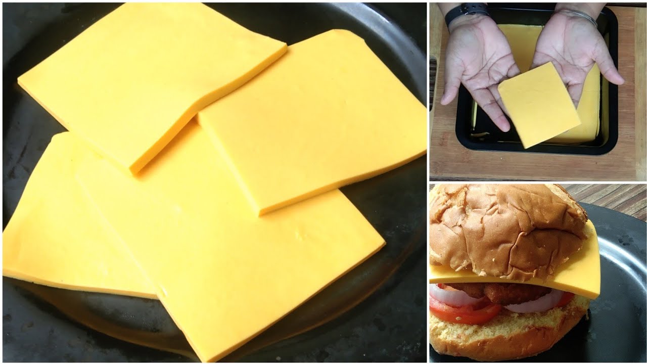 Home made Cheese Slice | How to Make Cheese Slice At Home |Instant ...