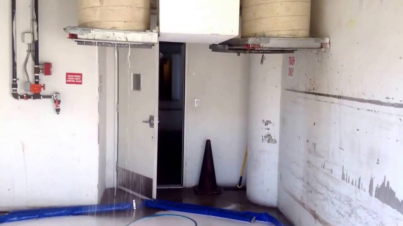 Hydro Pressure Washing - Trash Chute Chemical Wash - YouTube