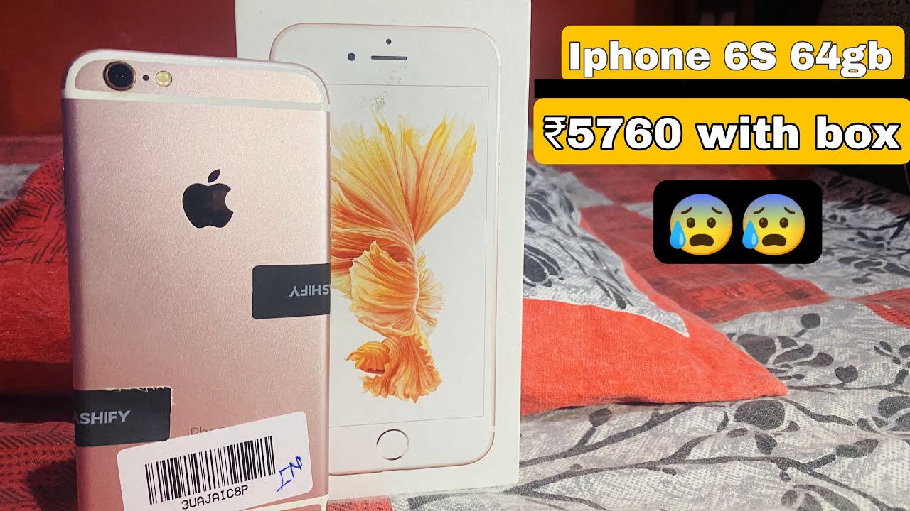 iPhone 6S 64gb With Box ₹5760 /- 😱🔥 Unboxing Cashify Supersale ...