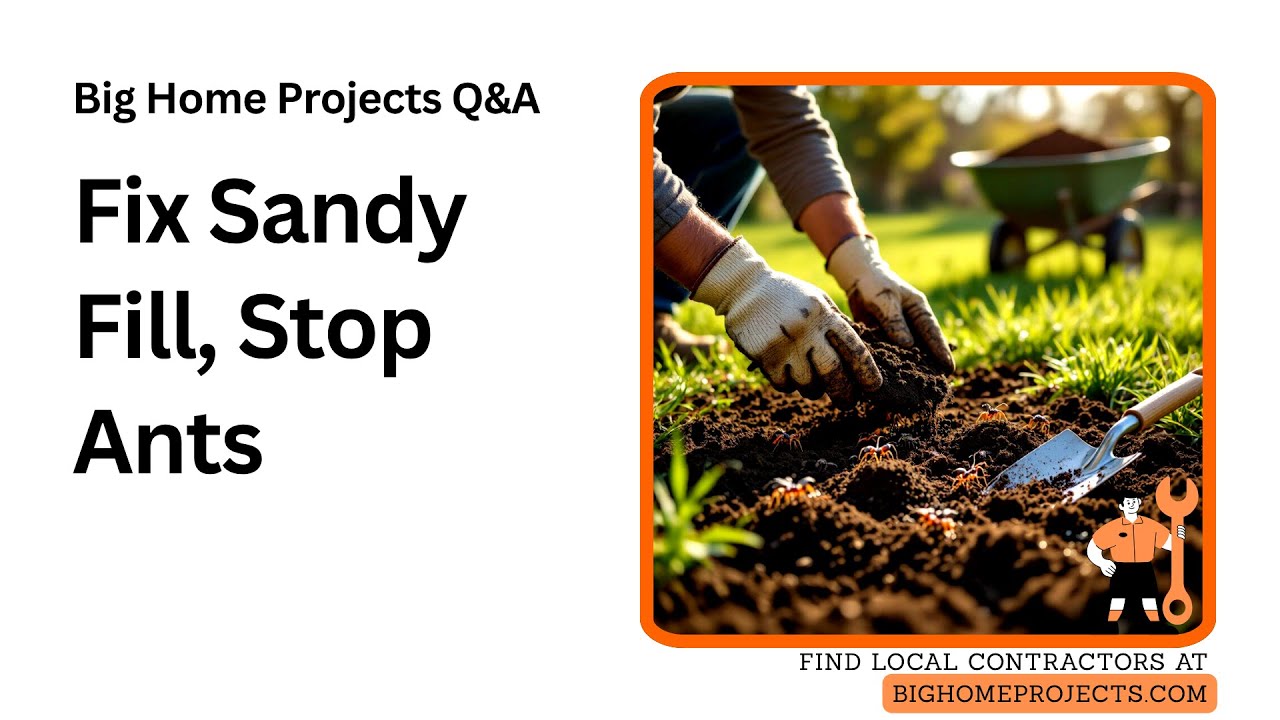 Fixing Sandy Fill Ant Havens With Soil Testing Tricks - YouTube