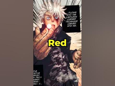 Gojo's Cursed Technique Reversal Red | Jujutsu Kaisen Explained - YouTube