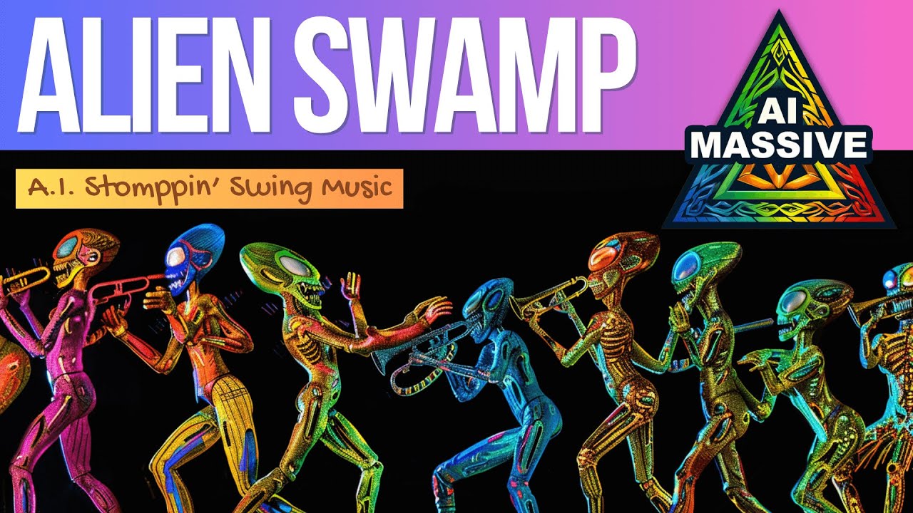 Alien Swamp - A.I. Stomp Music (Jazzy, Fun) - YouTube