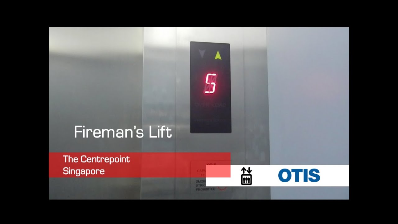 Modded OTIS Elevator at The Centrepoint, Singapore (Fire Lift) - YouTube