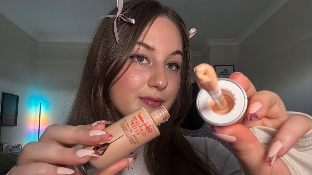 ASMR ~ Doing your makeup in 1 minute 💄 - YouTube