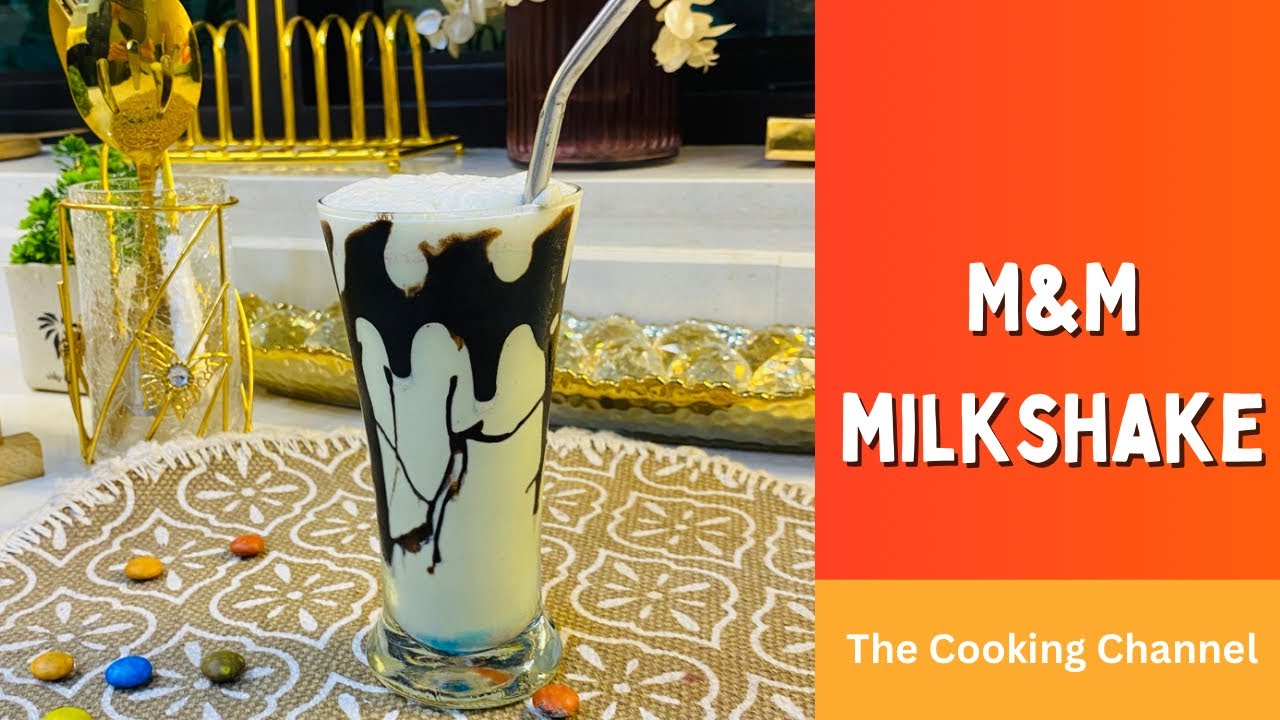 M&M Milk Shake | Yummy Gems Chocolate Milk Shake Recipe | 3 Ingredients ...