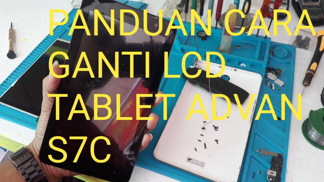 Cara Ganti LCD Advan S7C - YouTube