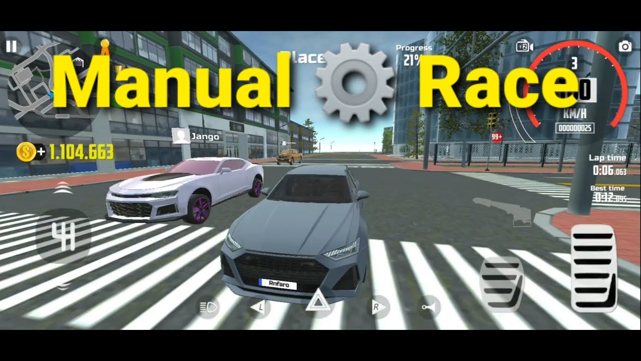 Car Simulator 2 Downtown Drag Race With New Audi Super fast - YouTube