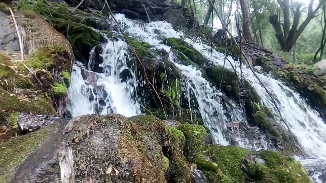 Ghandus water fall kharmang - YouTube