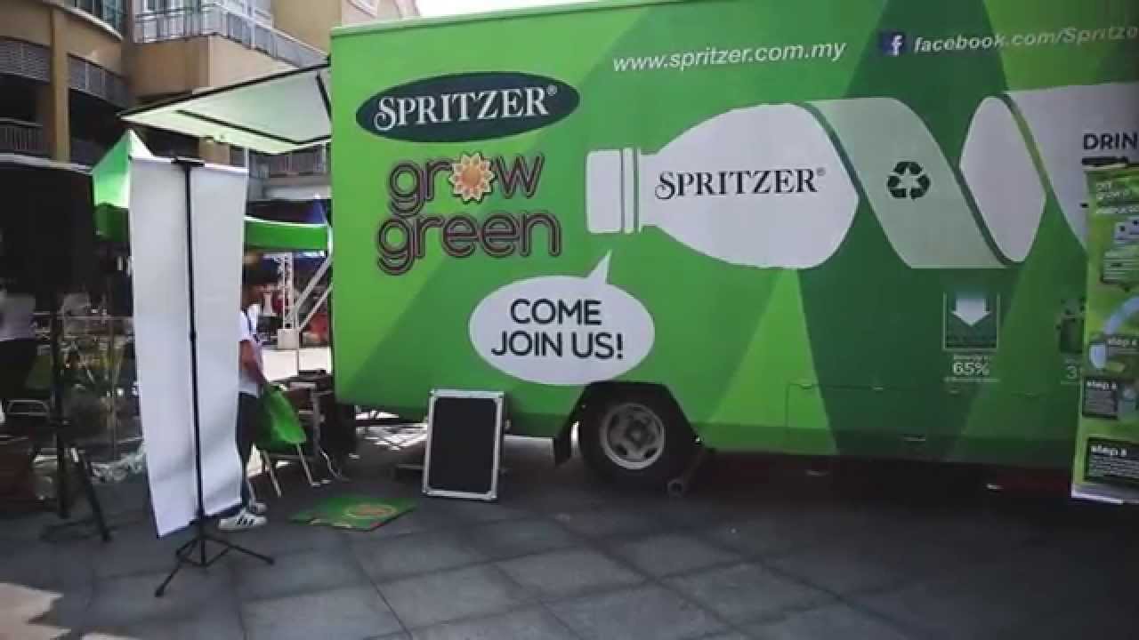 Spritzer Eco Green Campaign X The One Academy at e Curve - YouTube