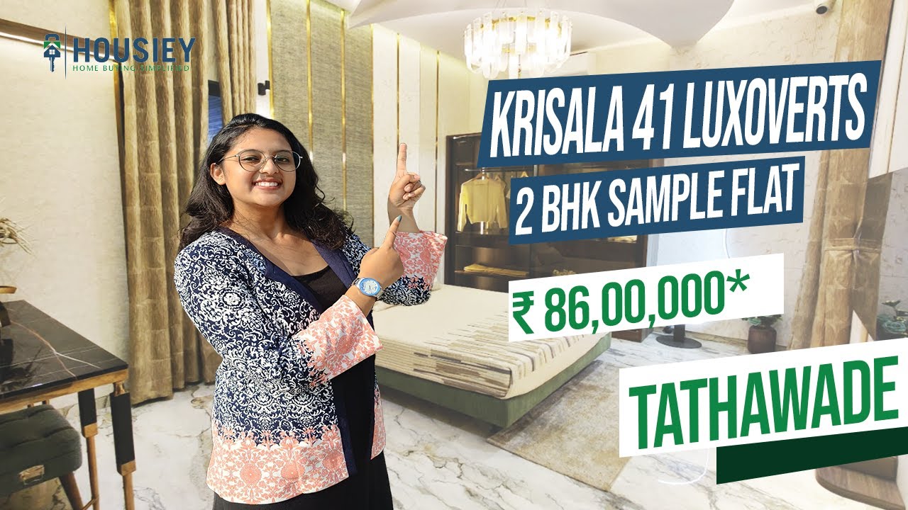 Krisala Tathawade Project | 2 BHK Sample Flat Tour | Krisala 41 ...