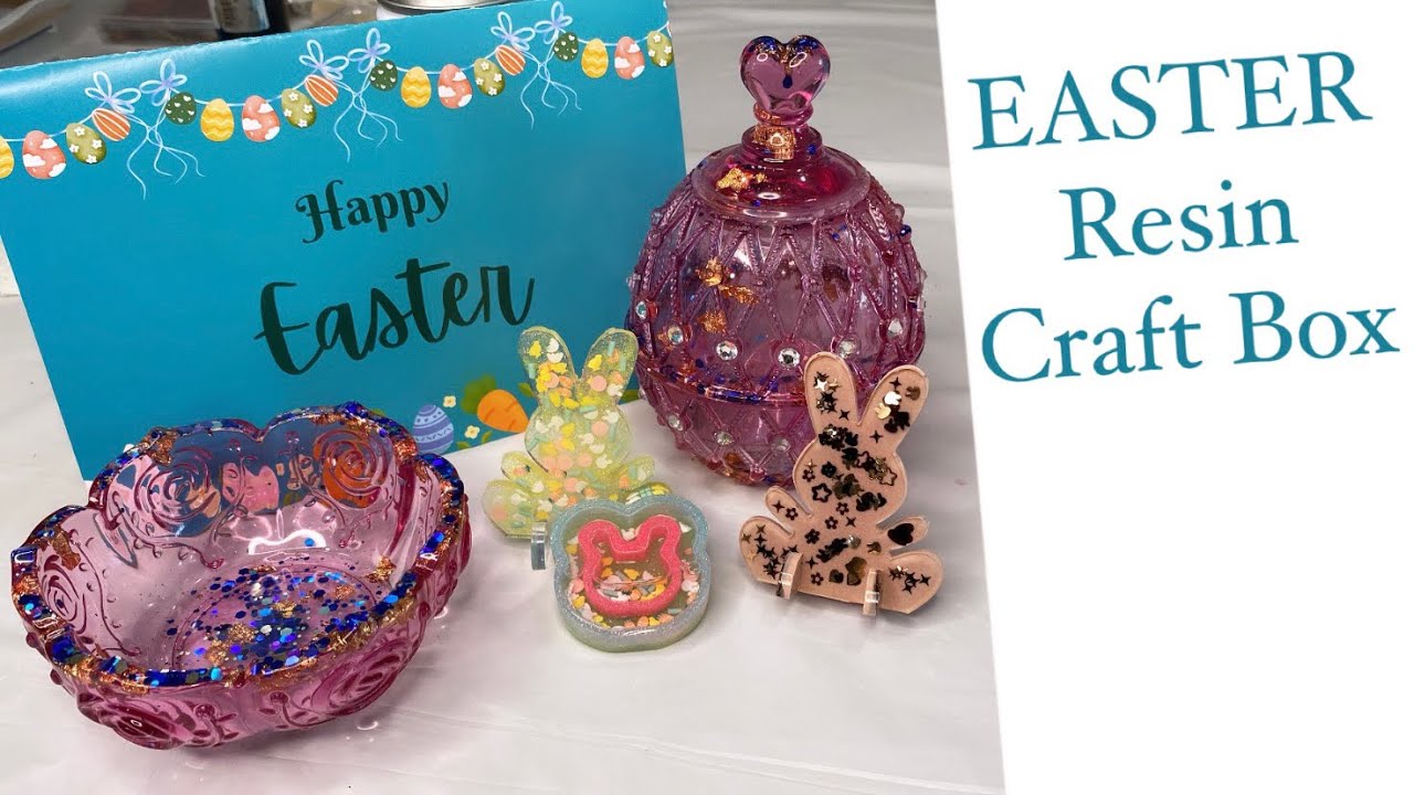 Easter Resin Craft Box Unboxing Crafting - YouTube