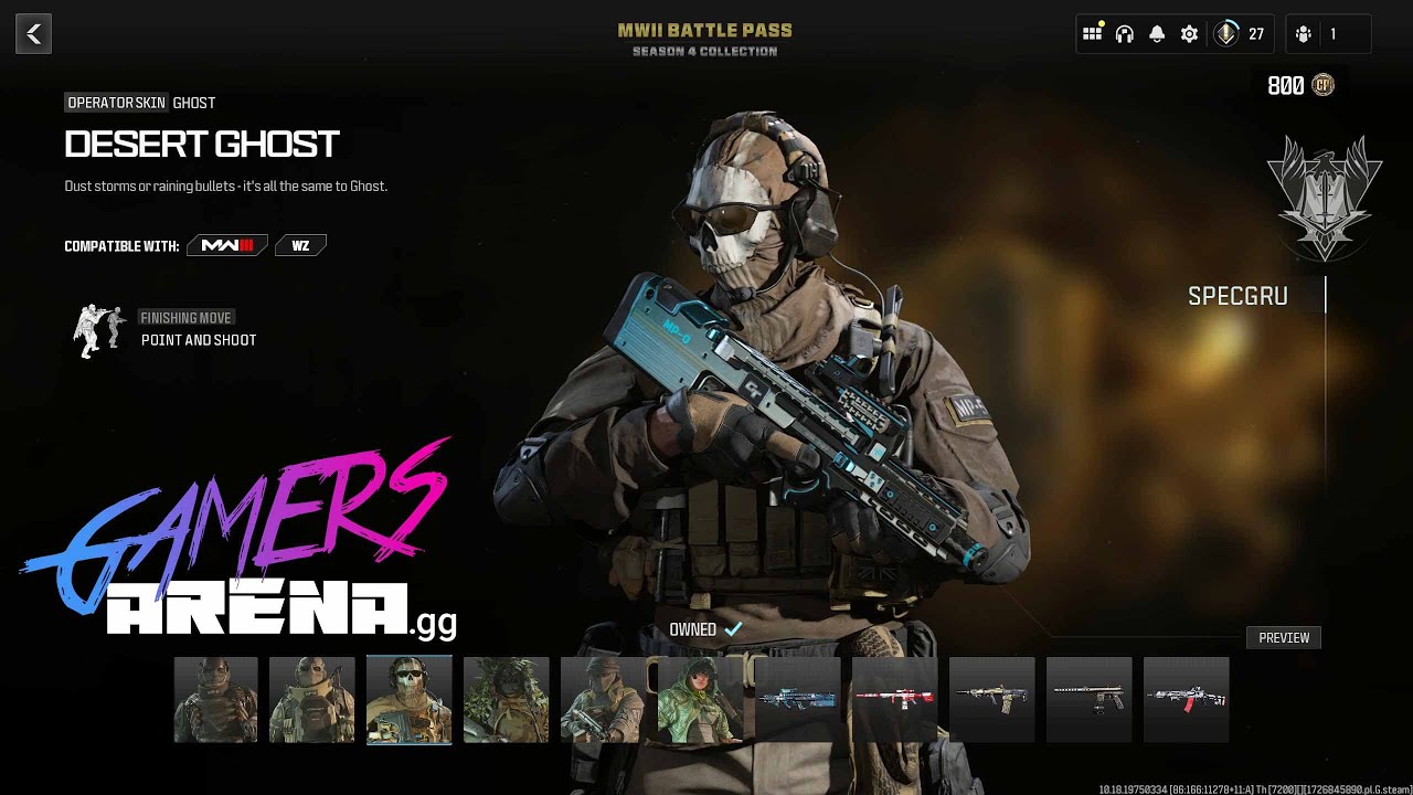 Unreleased COD MW3 MWII BATTLE PASS S4 COLLECTION Operator Bundle Hard ...