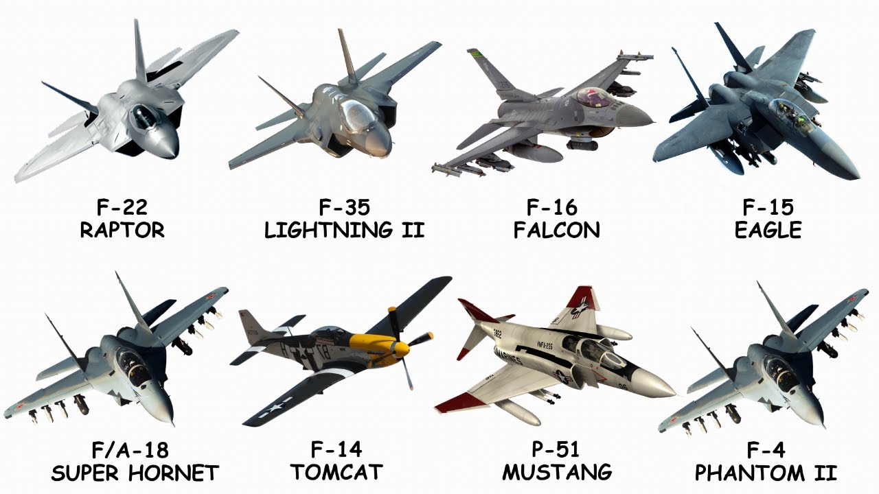 Every USA Fighter Jet Ever Built Explained in 15 Minutes - YouTube