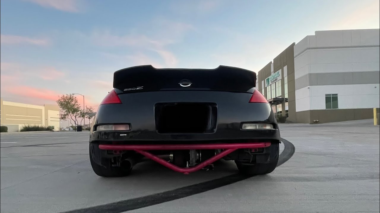 My New Rear mount Turbo HR Nissan 350Z - YouTube