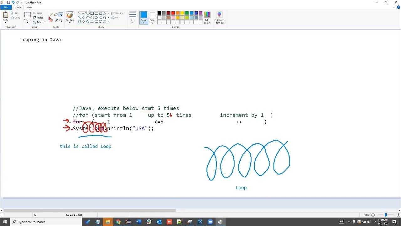 Class 06 Part 1 of 4 Looping 1 2of5 part 1 - YouTube