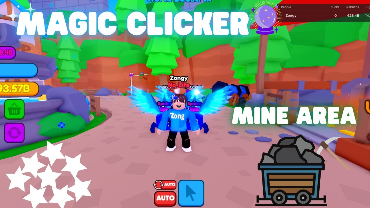 Roblox Playing Magic Clicker! - YouTube
