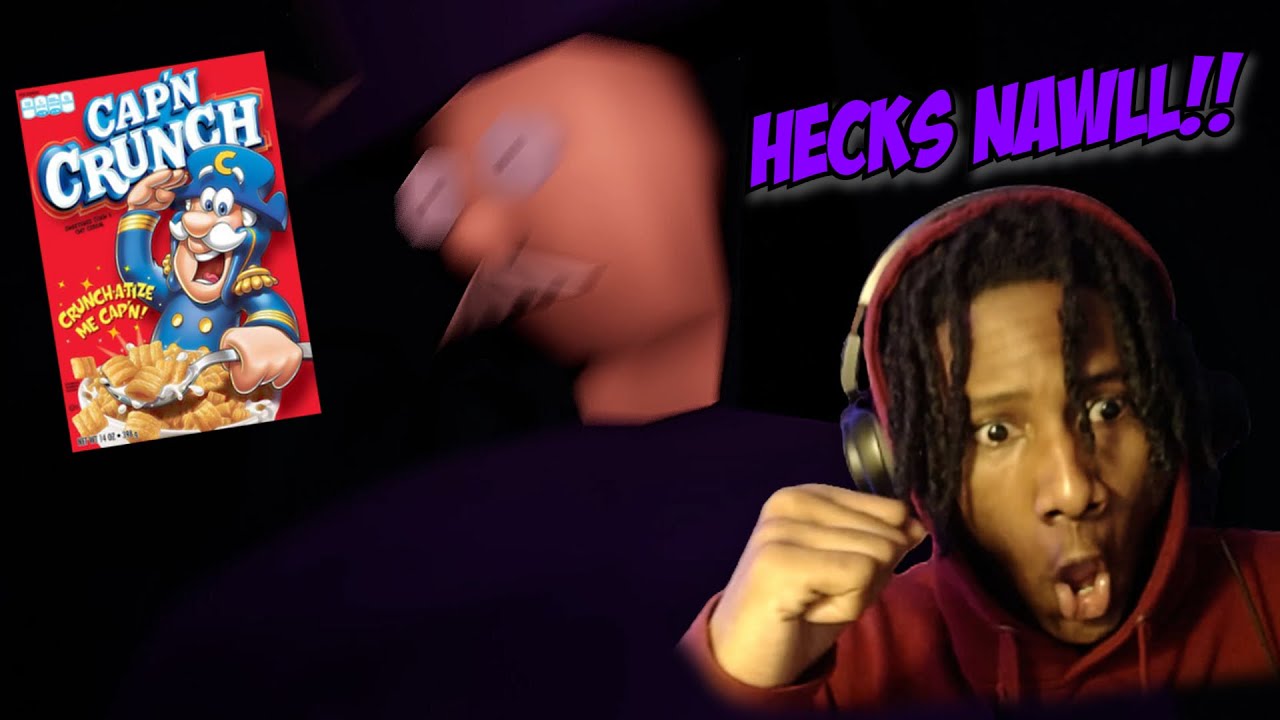 IDK WHO THIS DUDE IS BUT HE NOT CAPTAIN CRUNCH!! | Crunchy (Horror Game ...