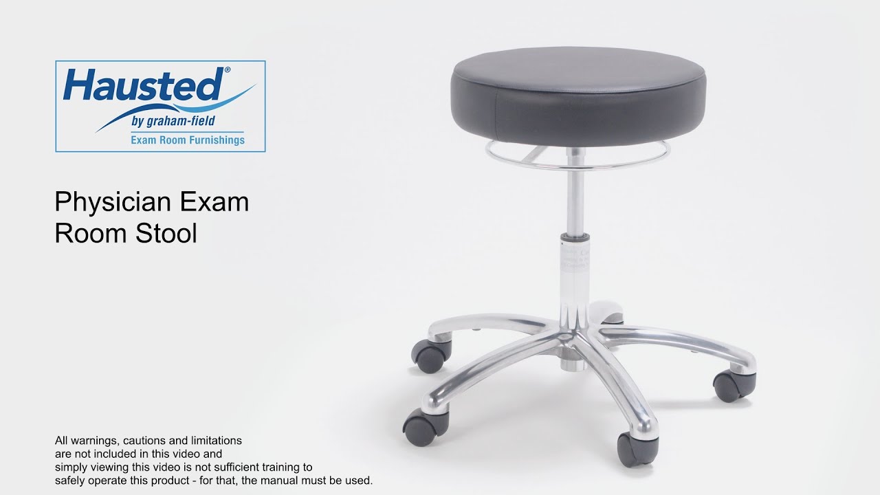 Hausted® Physician Exam Room Stool 9903 Series - YouTube