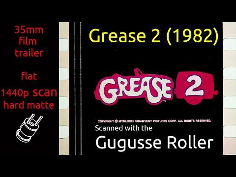 Grease 2 (1982) 35mm film trailer teaser, flat, no matte, 1440p