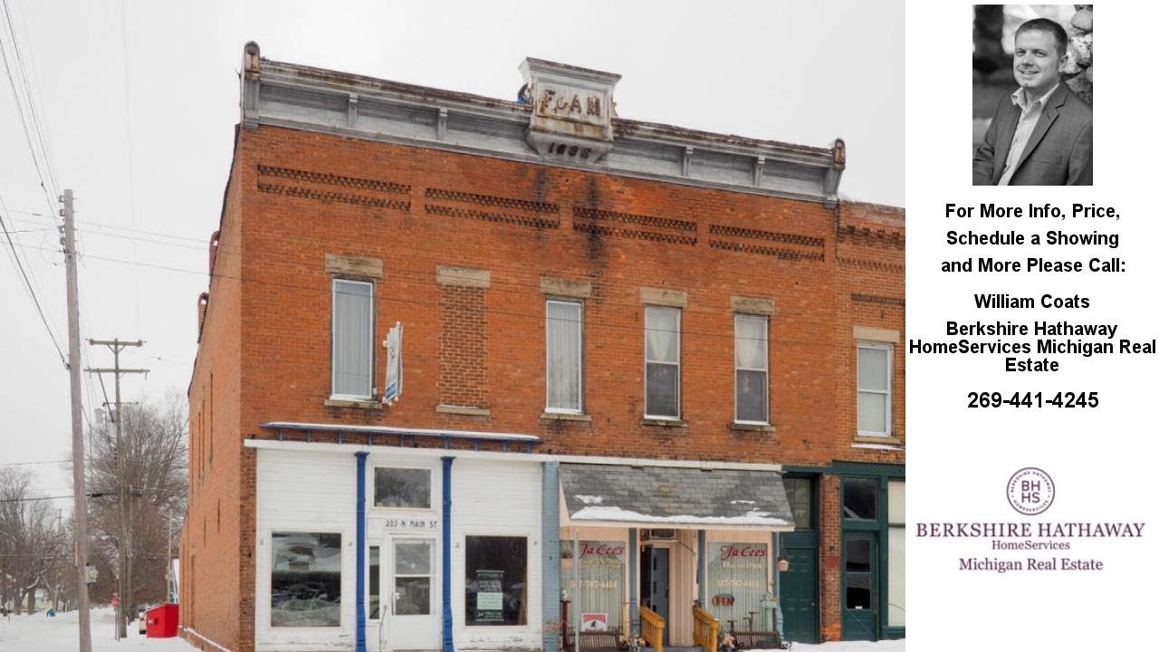 203 N Main Street, Tekonsha, MI Presented by William Coats. - YouTube