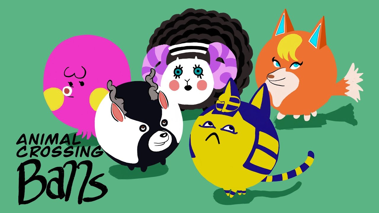 Animal Crossing Balls || Time Lapse Drawing || Animal Crossing || New ...