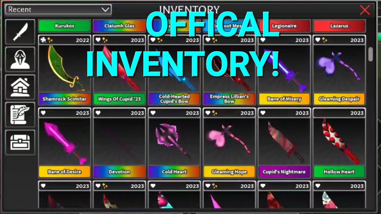 OFFICIAL Post Event INVENTORY REVEAL In Survive The Killer🔪On Roblox‼️ ...