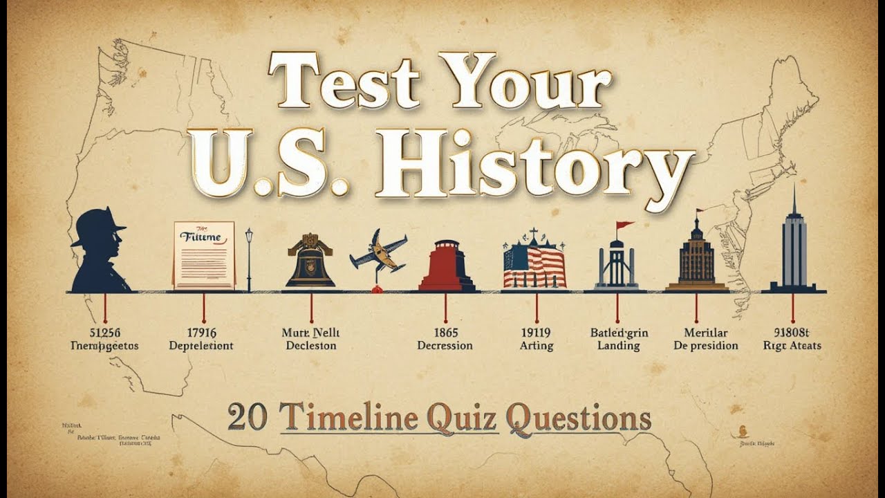 How Well Do You Know U.S. History? Take This 20-Question Timeline Quiz ...